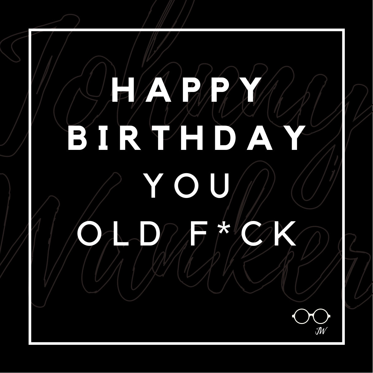 Happy Birthday Funny Sticker, Funny Sarcastic Label, Gift for Her, Gift ...