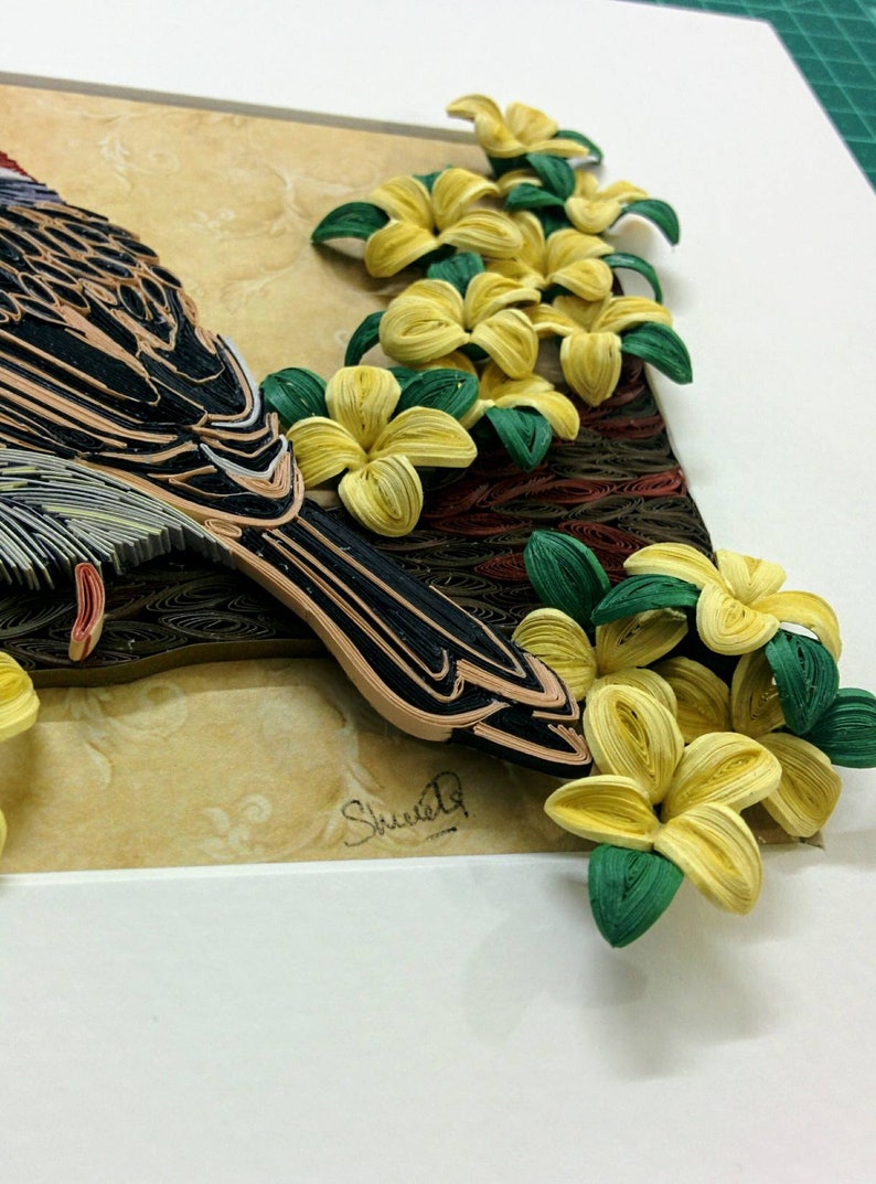 Quilled Sparrow - Etsy