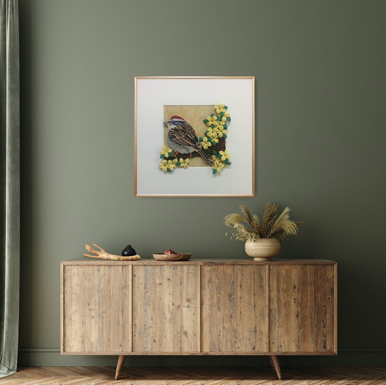 Quilled Sparrow - Etsy