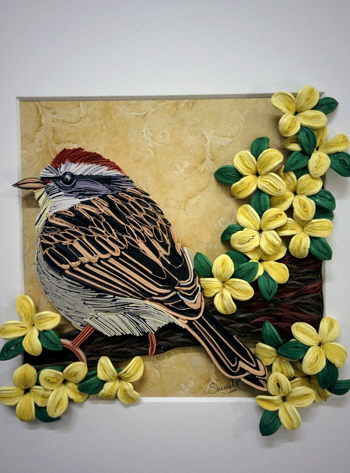 Quilled Sparrow - Etsy