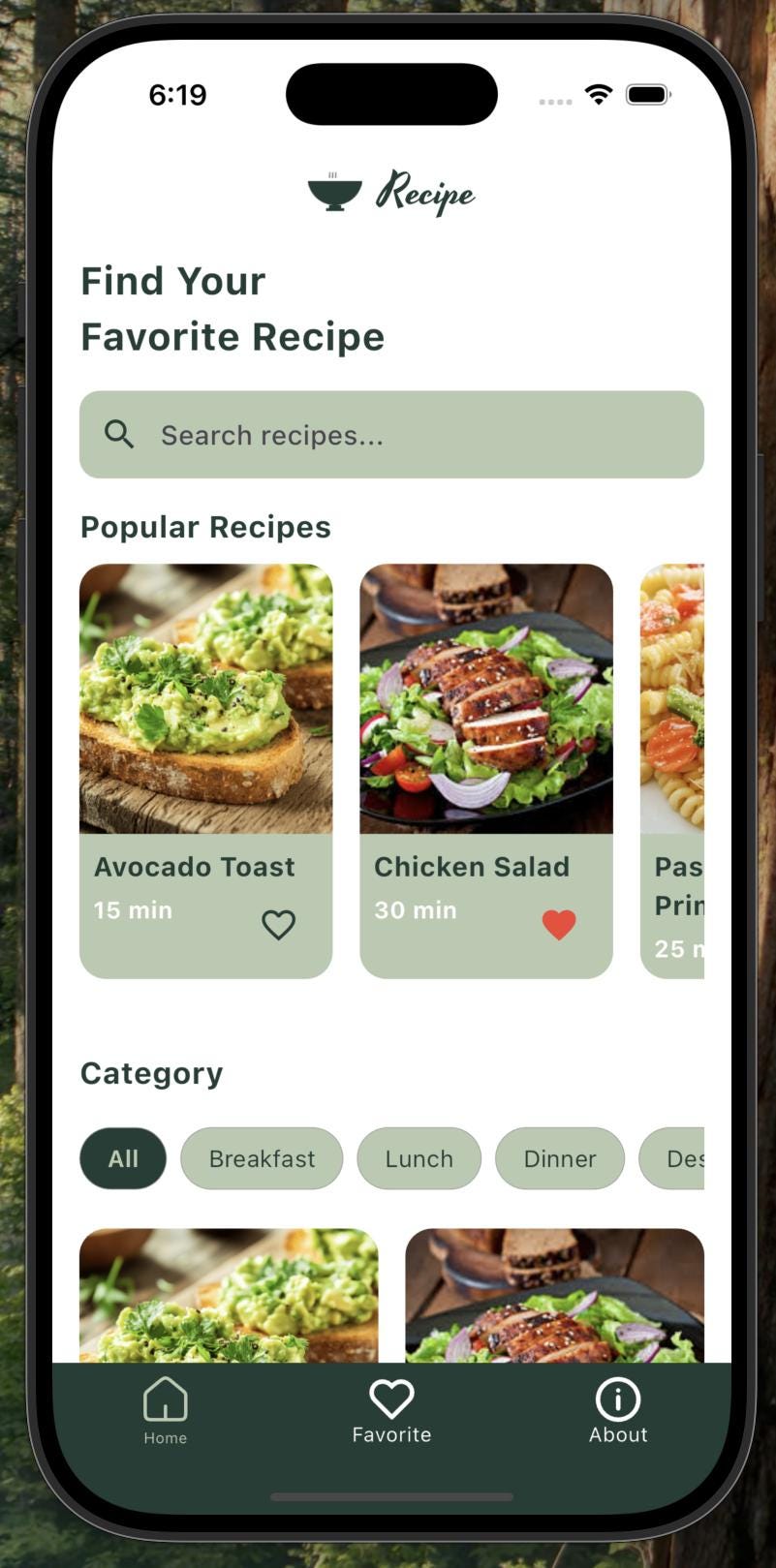 Recipe Flutter App for Ios and Android | Cooking Food Mobile ...