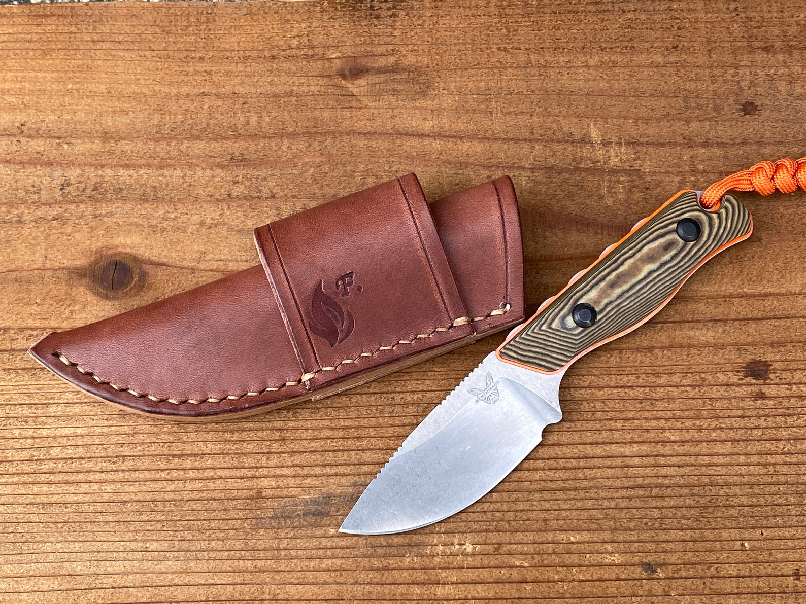 Benchmade HIDDEN CANYON HUNTER Horizontal Carry Leather Sheath | Etsy