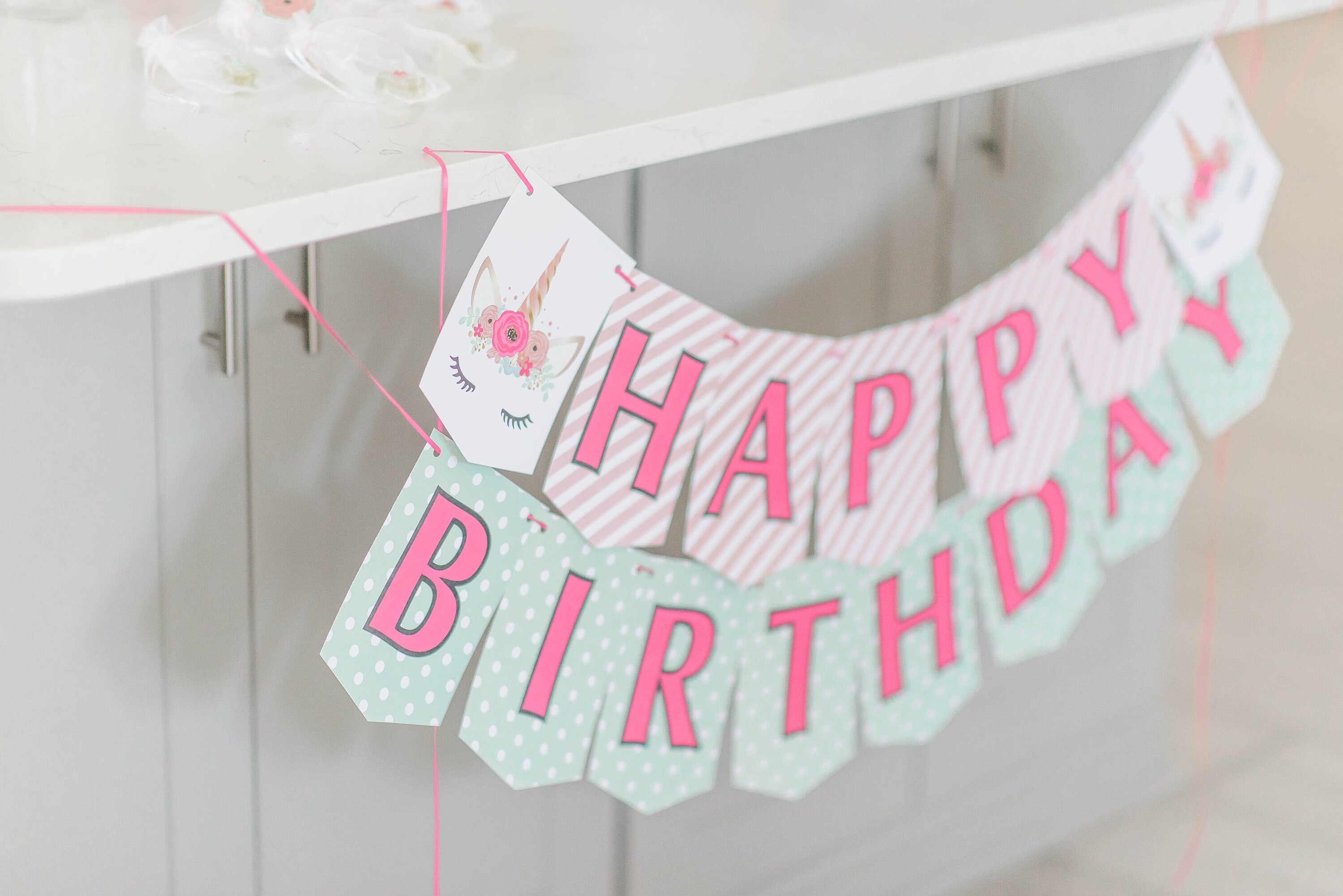 Printable Birthday Banner With Alphabet - Etsy