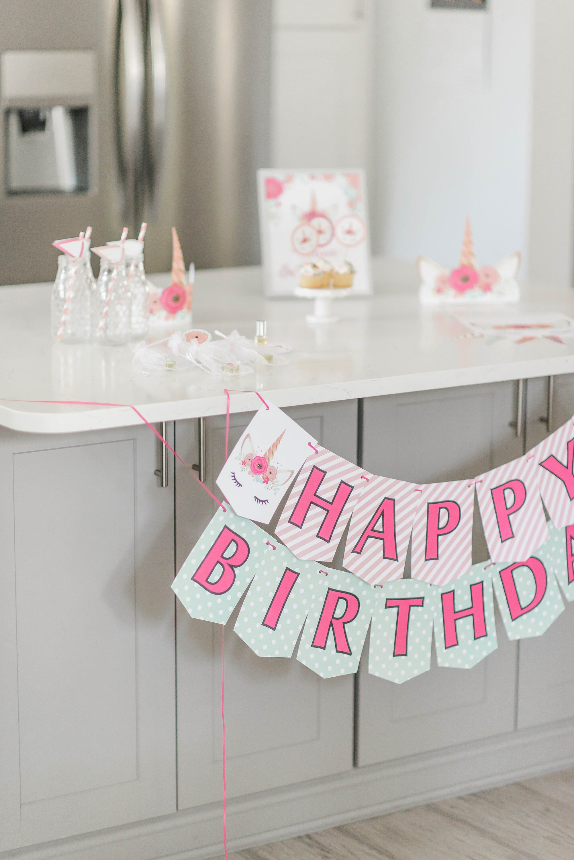 Printable Birthday Banner With Alphabet - Etsy