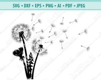 Pusteblumen dxf | Etsy