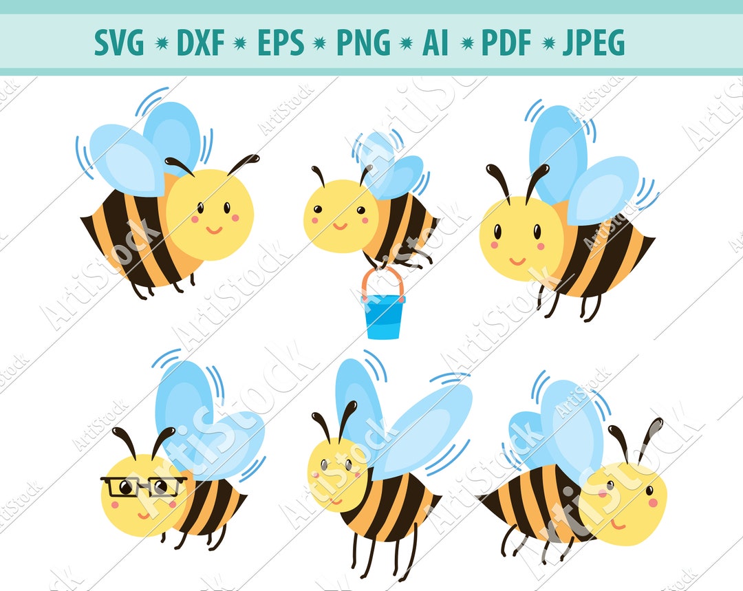 Bee SVG Queen Bee Svg Honey Svg Bee Clipart Bee Files for - Etsy