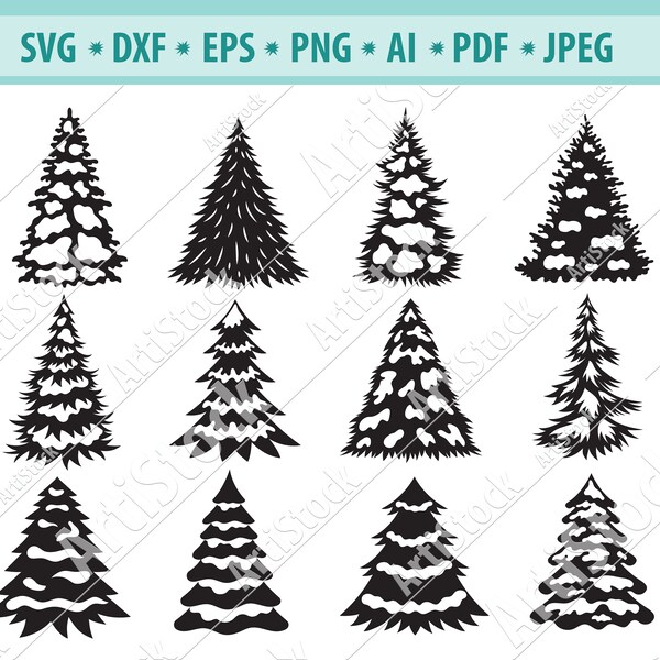 Tree Line Svg - Etsy