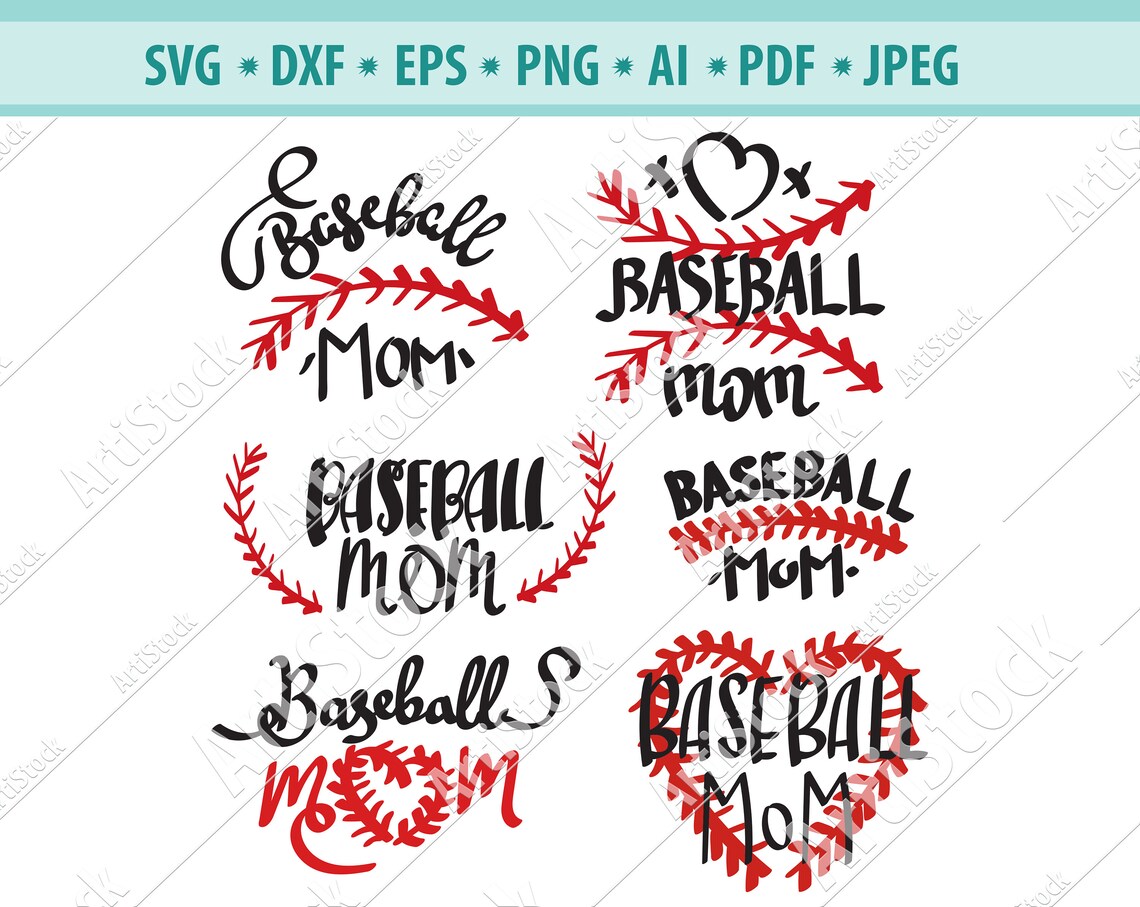 Baseball Baseball Mom Svg Baseball Svg Baseball Mom Cut | Etsy