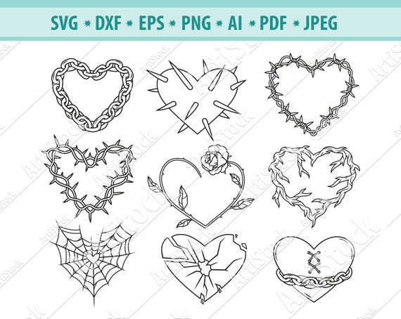 Gothic Heart Png