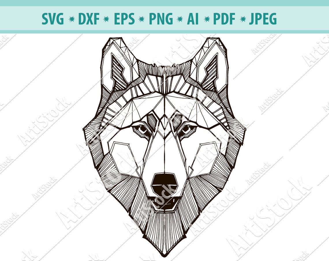 Zentangle Wolf Svg / Mandala Wolf Svg / Wolf for Cricut / | Etsy