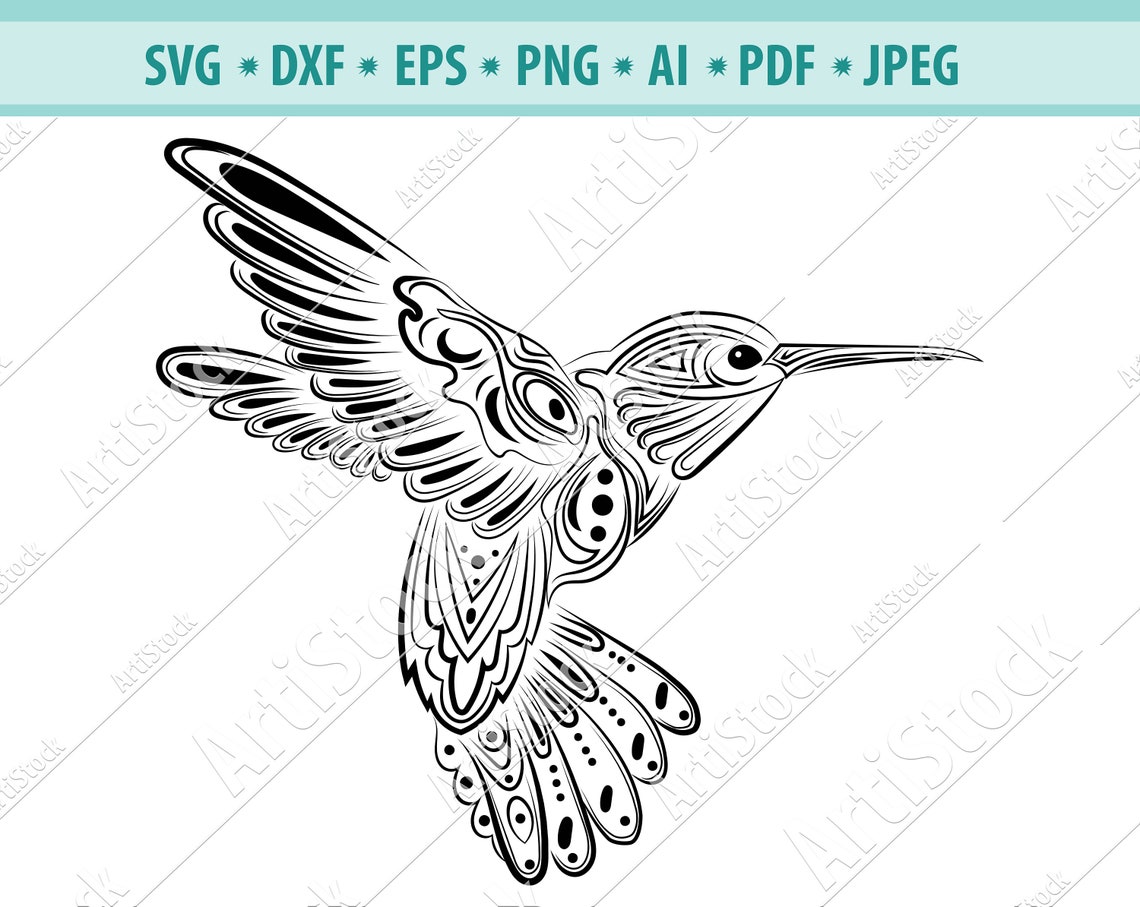 Fichier SVG Colibri fichier svg de couronne de colibri - Etsy Canada