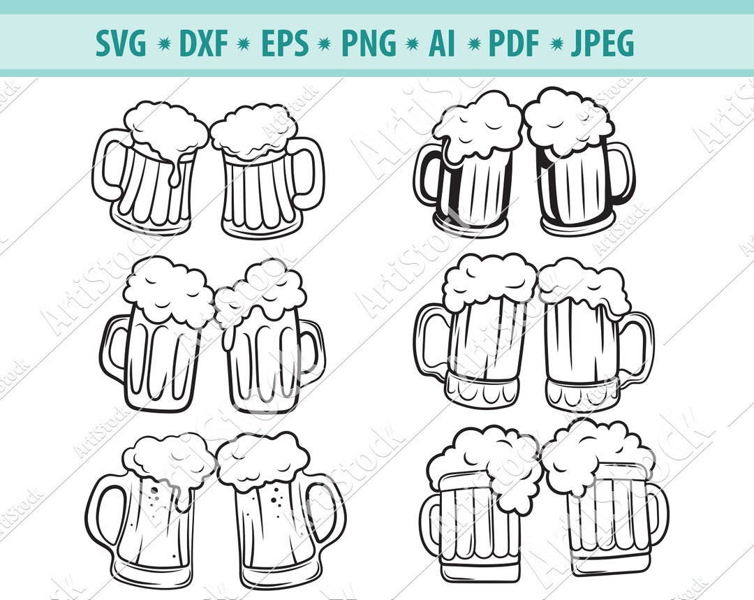 BEER SVG, Alcohol Svg, Beer Mug Svg, Drinking Svg, Drink Svg, Beer Cut ...