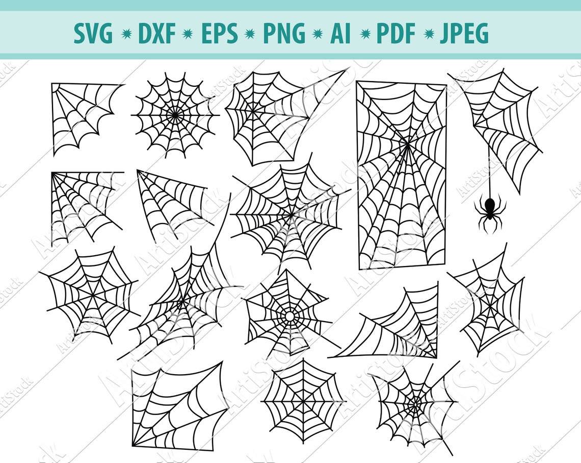 Spider Web Png Spider Web Files for Cameo Spider Cricut Cut - Etsy Canada
