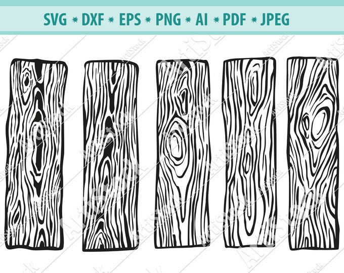 Wood Grain Board Svg, Wood Planks Svg, Wooden Bars Svg, Industrial Wood ...