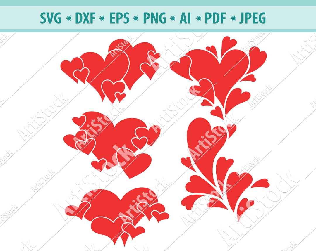 Heart Svg - Heart Clipart Svg - Heart Clipart - Heart Digital Clipart ...