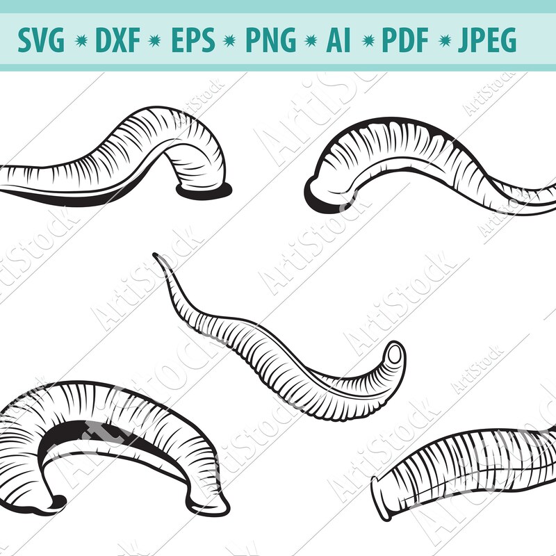 Worm Silhouette - Etsy