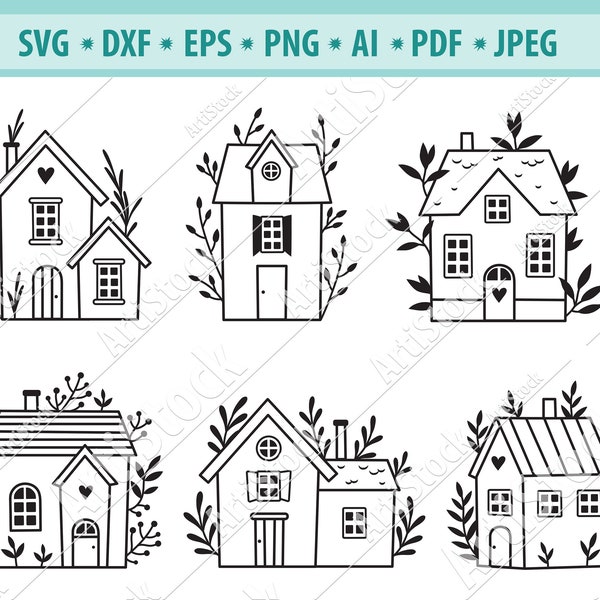 House Svg - Etsy