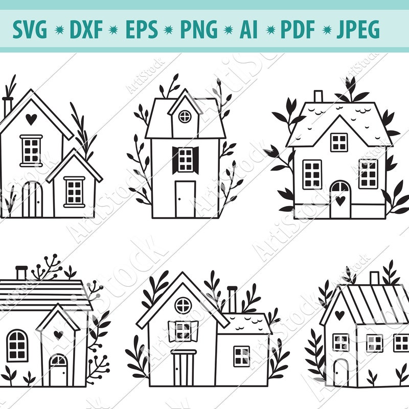 House Svg - Etsy