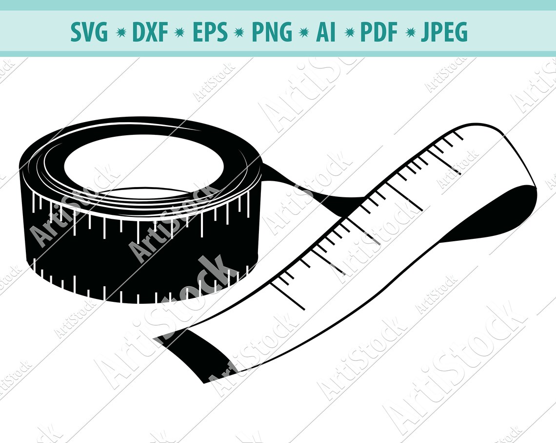 Tape Measure Svg Measuring Tape Sewing Tailor Svg Ruler | Etsy