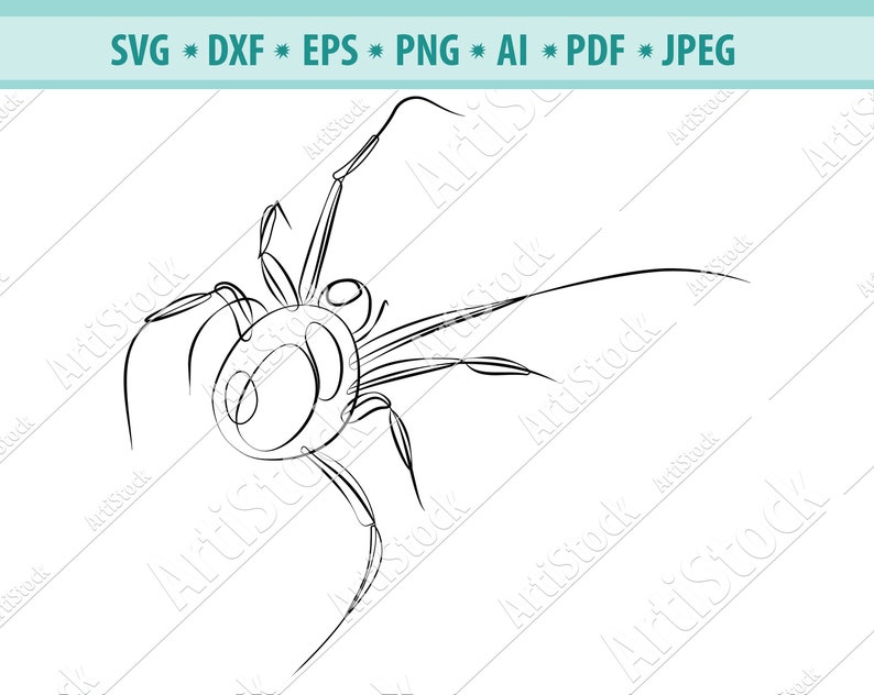 Spider Svg Black Widow Svg Black Spider Svg File Black - Etsy