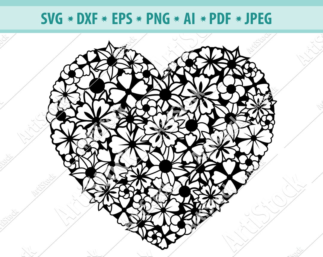 Corazón SVG archivo, corazón corte archivo, símbolo de amor Svg ...
