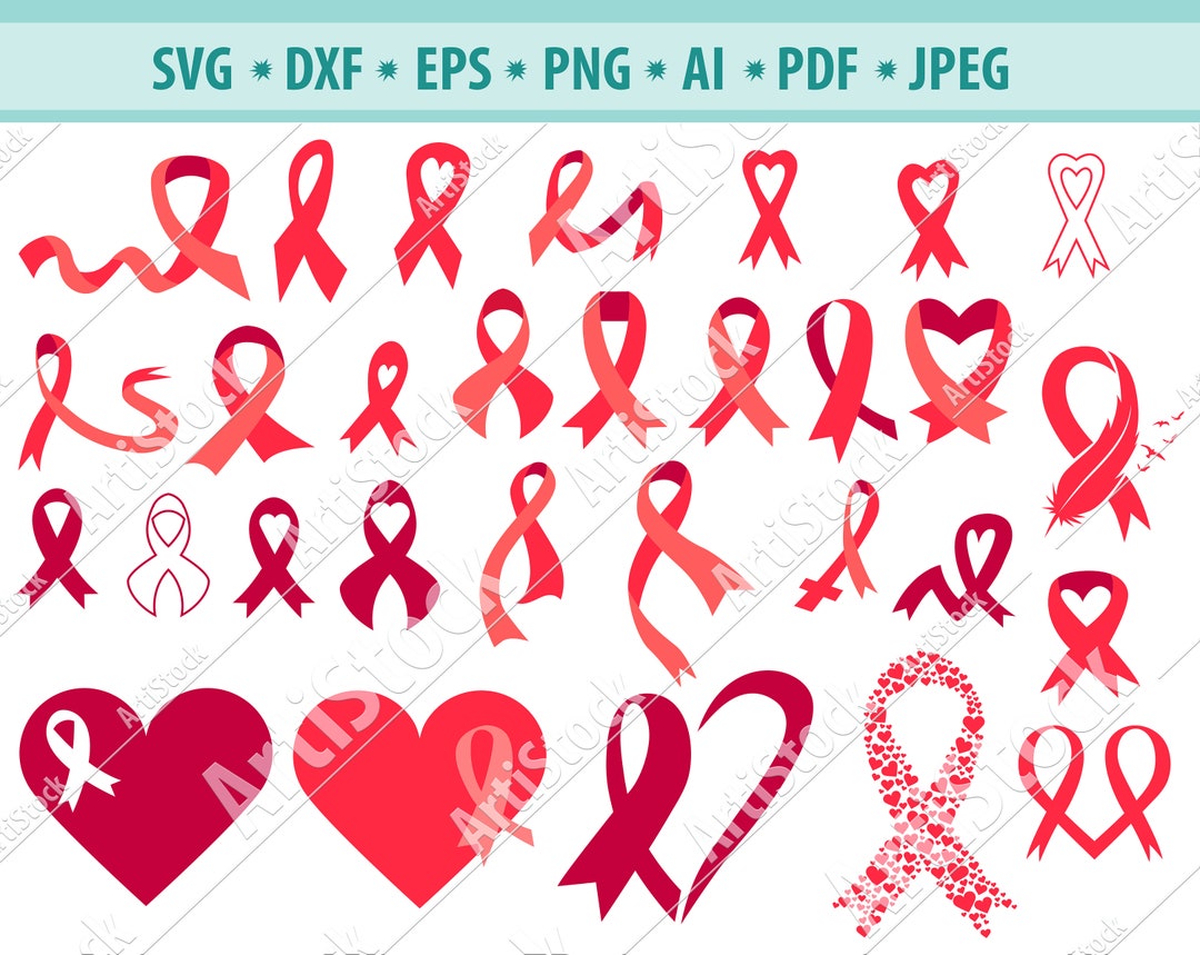 Cancer Ribbon SVG, Fight Svg, Cancer Survivor, Awareness Ribbon SVG ...