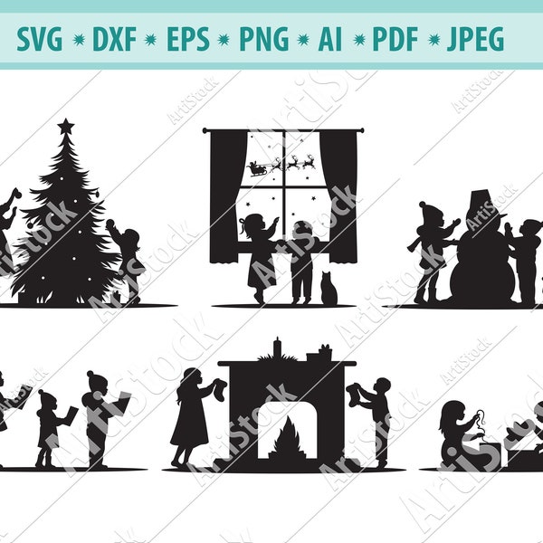 Christmas Scene - Etsy