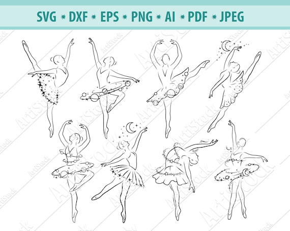 Ballet SVG Ballerina SVG Ballet Dancer Svg Balllet Tutu - Etsy Australia