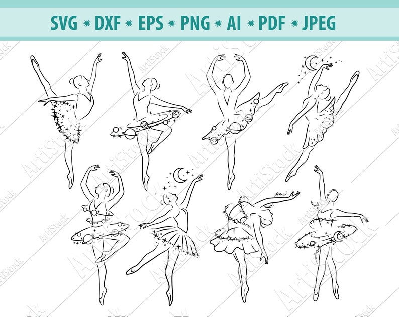 Ballet SVG Ballerina SVG Ballet Dancer Svg Balllet Tutu - Etsy