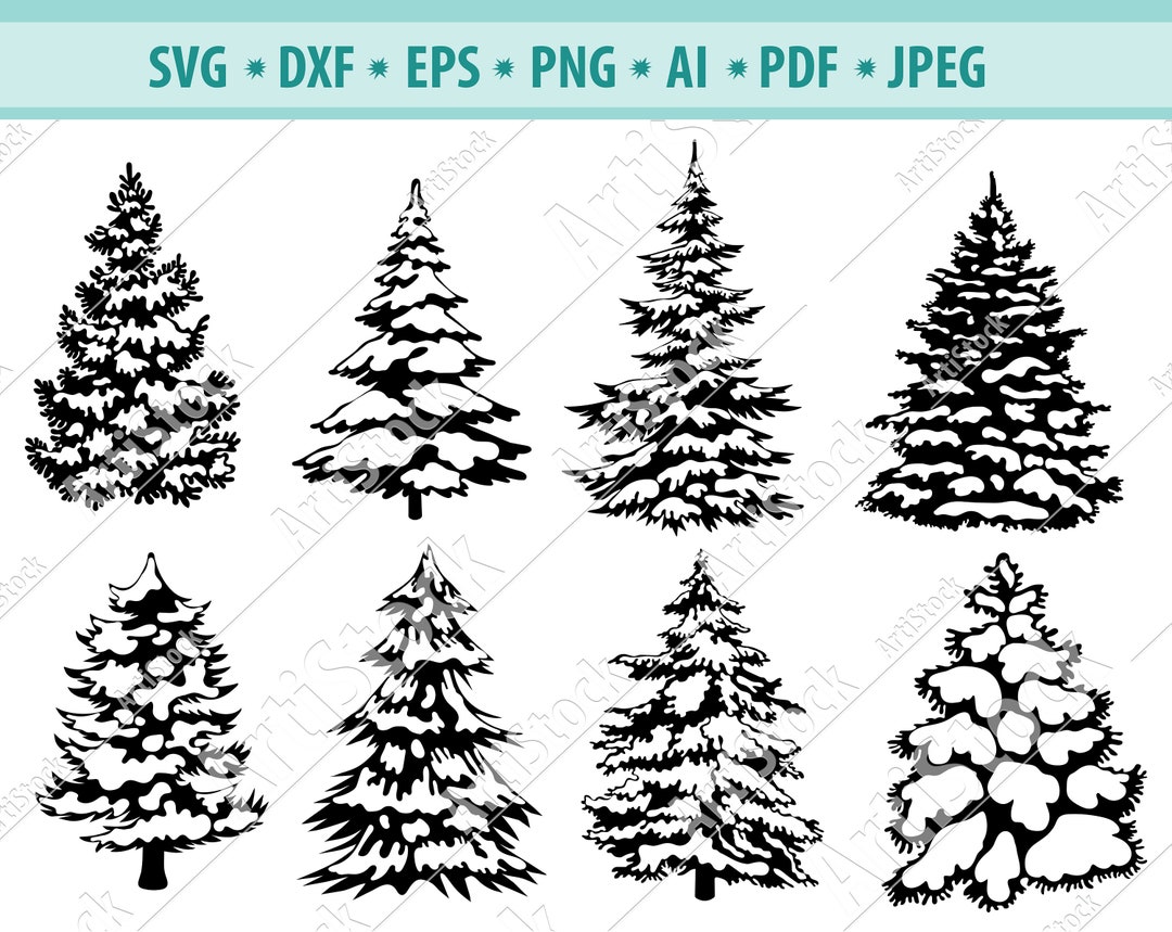Christmas Tree Svg, Christmas Svg, Christmas Tree Cut File Svg, Tree ...