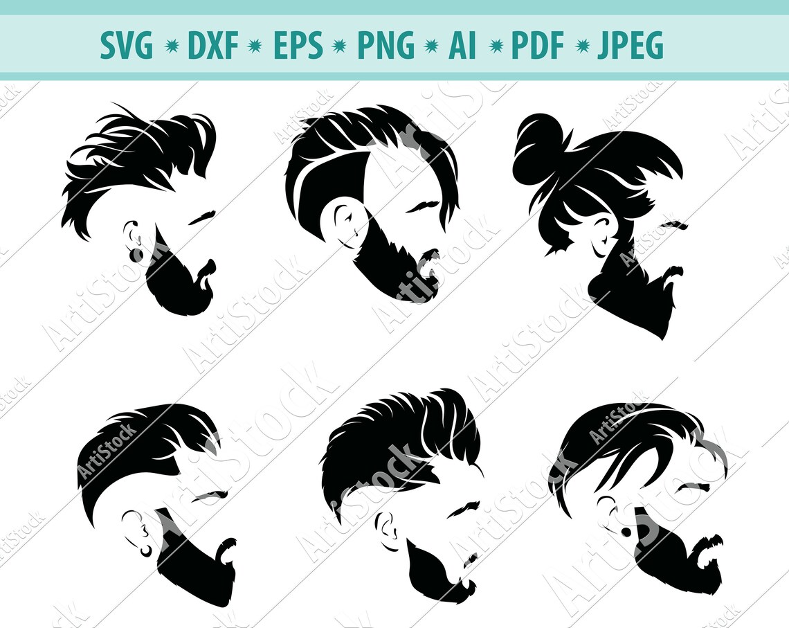 Beard Man SVG Beards Svg Beard Svg Beard Clipart Beard Man - Etsy