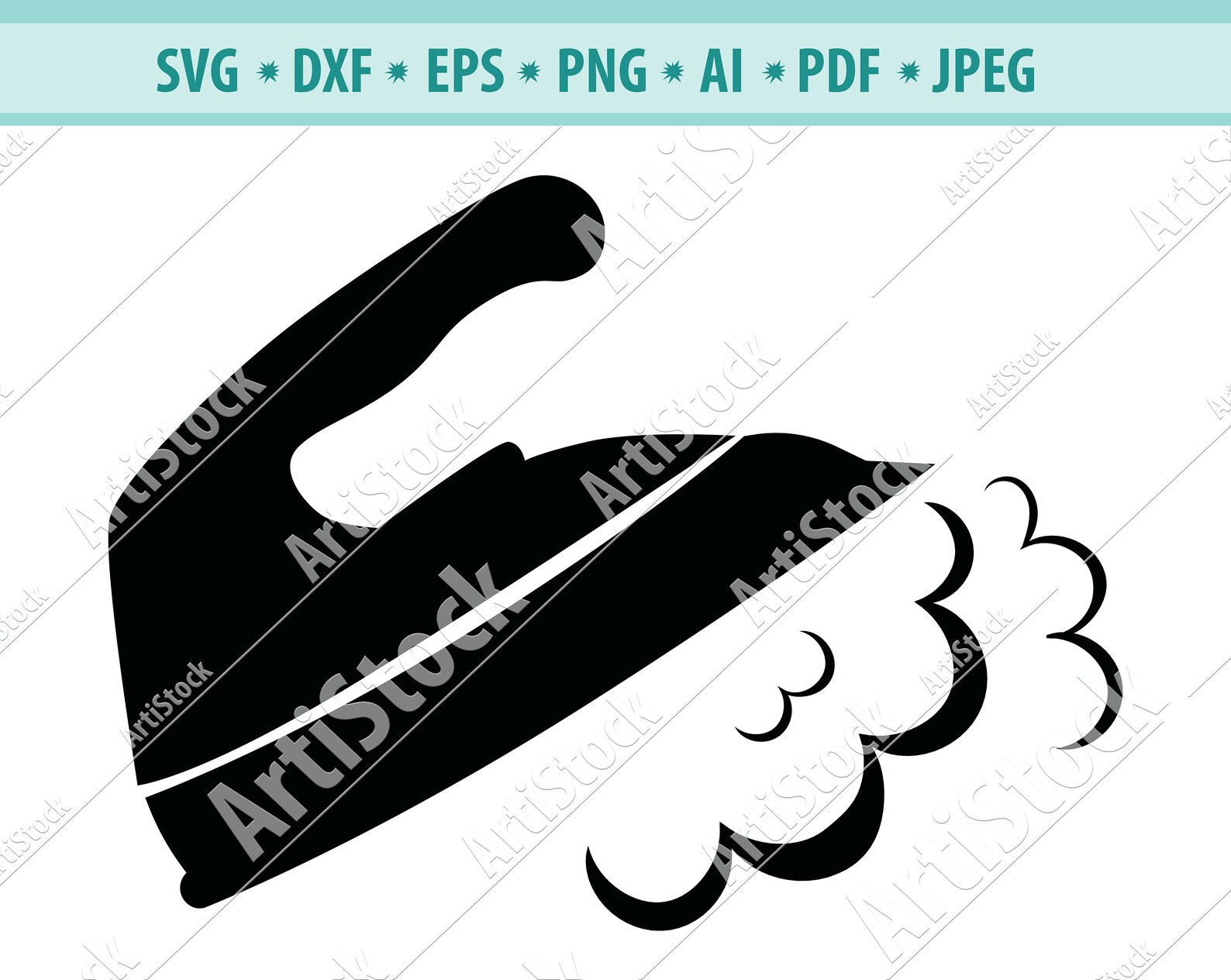 Iron Svg Iron Silhouette Svg Ironing Svg Iron Clipart Iron Svg - Etsy