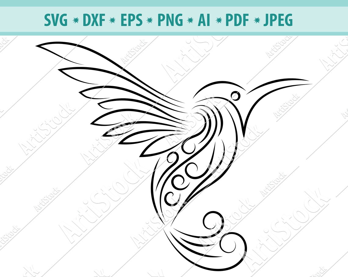 Hummingbird SVG File Hummingbird Wreath Svg File Hummingbird - Etsy