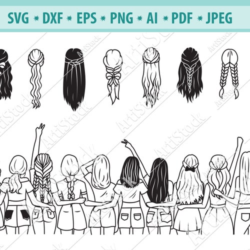 Best Friends Svg Besties Svg Best Girlfriends Svg Friends Etsy Canada