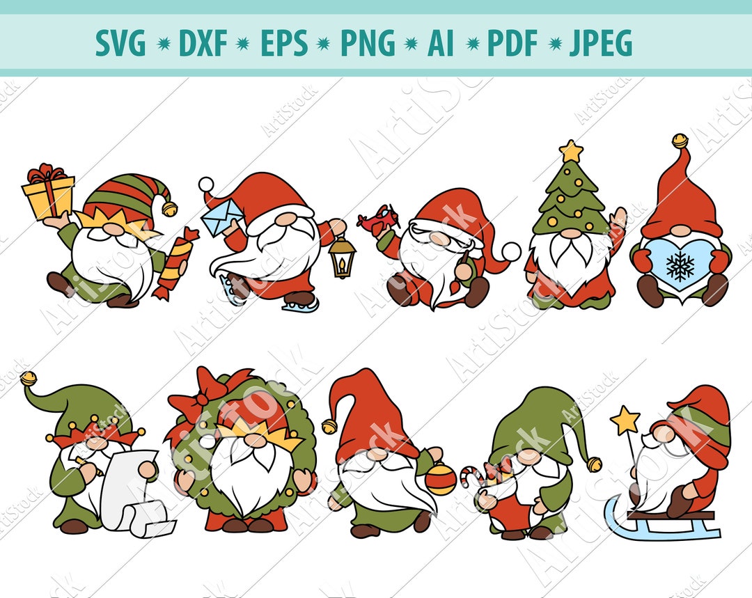 Gnome SVG, Cute Garden Gnome SVG, Nordic Gnome Svg, Gnome Clipart ...