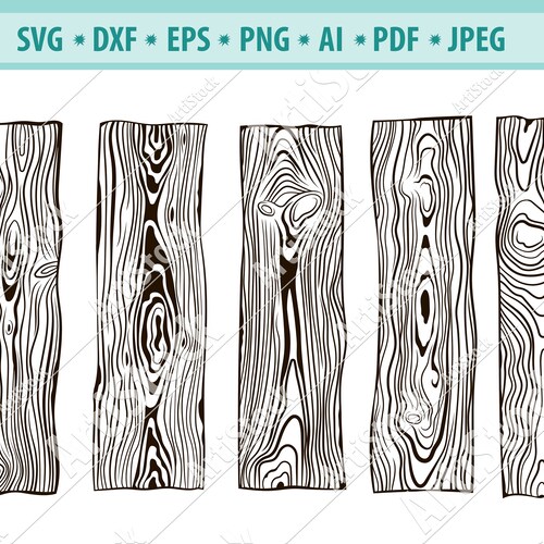 Wood Grain Board Svg Wood Planks Svg Wooden Bars Svg - Etsy