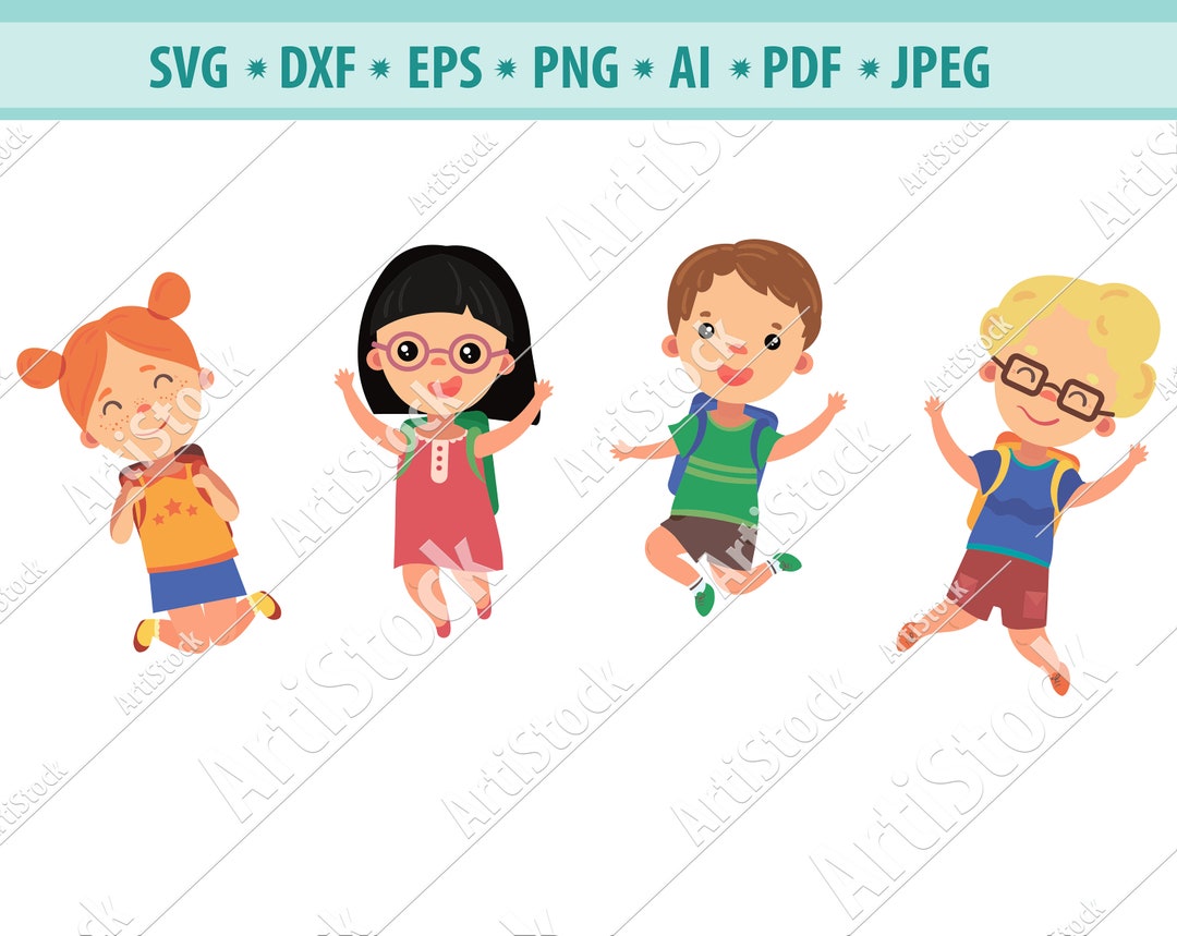 Kids Svg, Girl Svg, Boy Svg, Children, Kids, Svg, Cut Files, Children ...