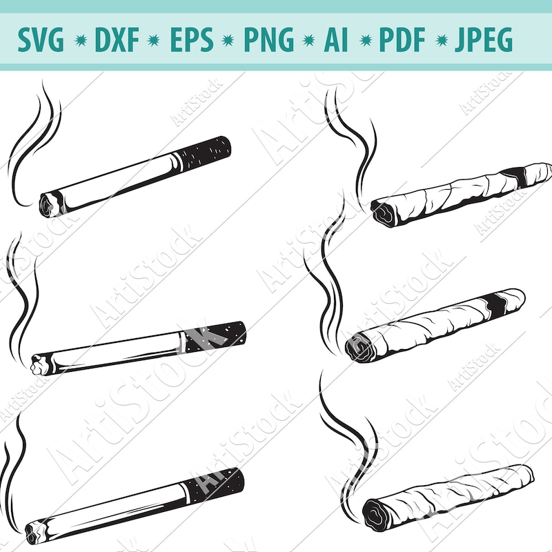 Cigar Svg Bundle - Etsy