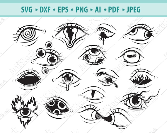 Halloween Eyes Svg Eyes Svg Creepy Eye Svg Eyelashes Svg - Etsy UK