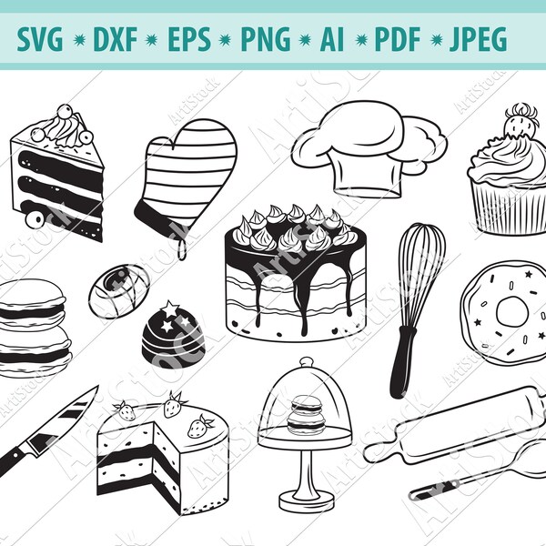 Pastry Stencils - Etsy