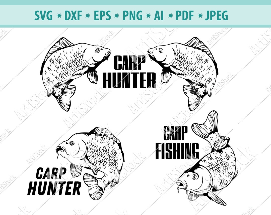 Fishing Svg, Carp Fishing Svg, Sport Fishing Svg, Fishing Logo, Fishing ...