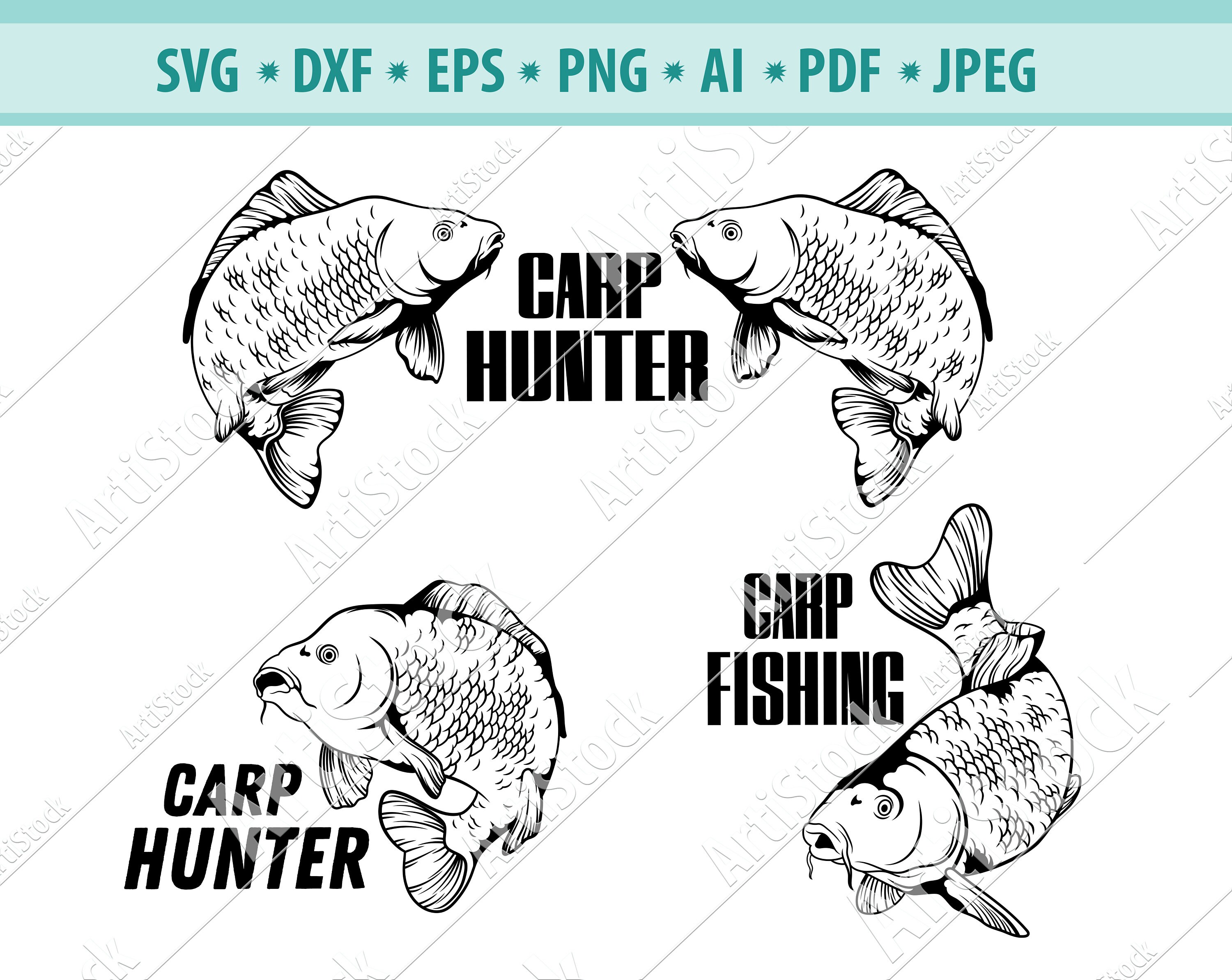 Fishing Svg Carp Fishing Svg Sport Fishing Svg Fishing | Etsy