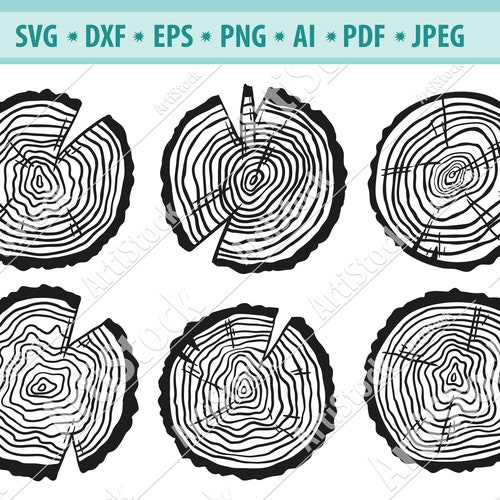 Tree Slice Slab Trunk Stump Svg Lumber Svg Lumberjack - Etsy