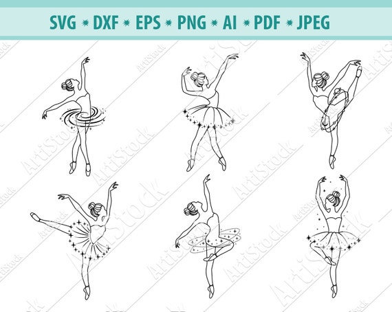 Ballet SVG Ballerina SVG Ballet Dancer Svg Balllet Tutu - Etsy Australia