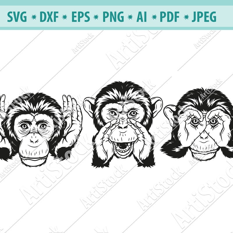 Three Wise Monkeys - Etsy