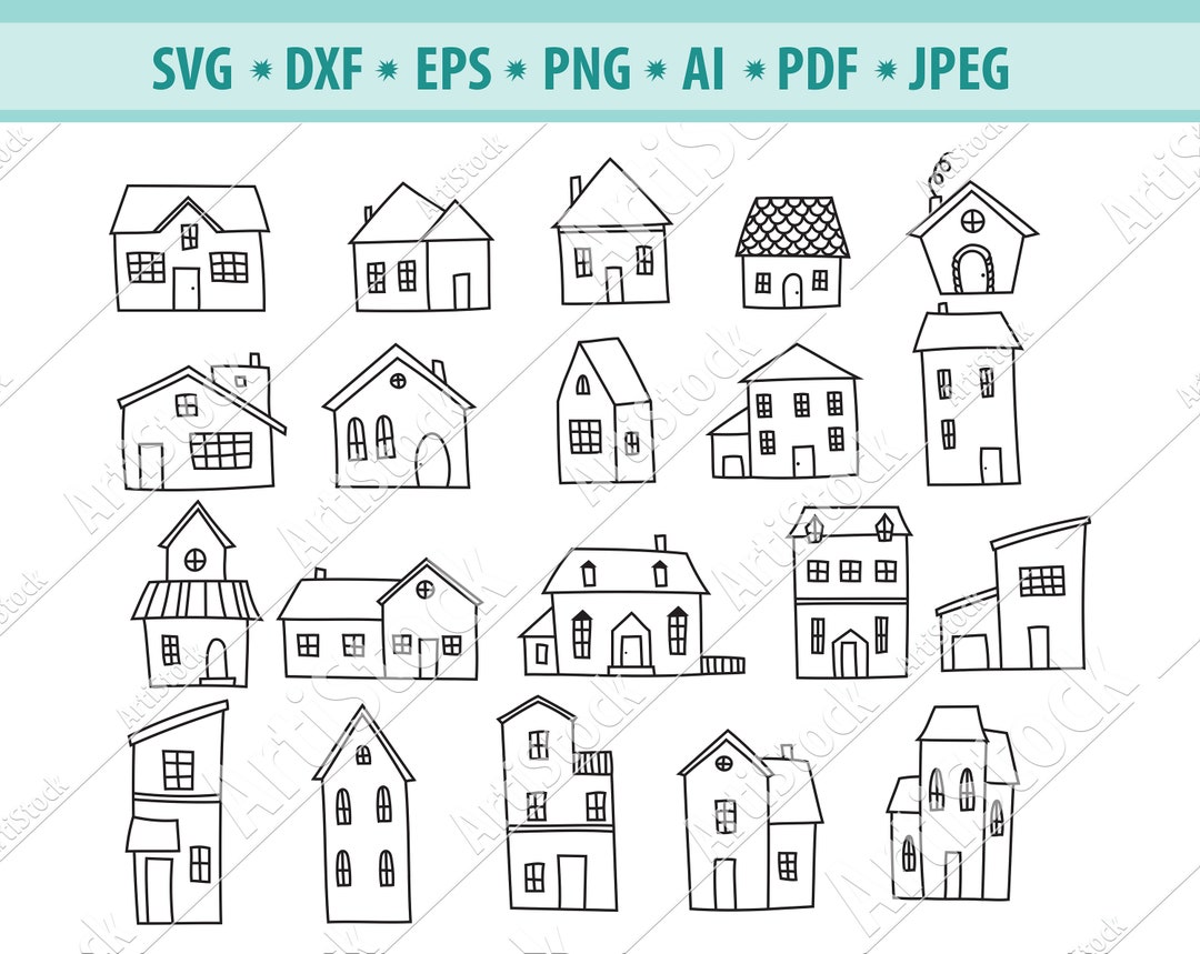 House Svg, Building Svg, Home Png, Architecture Svg, Silhouette ...