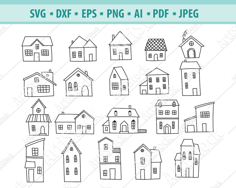 House Svg Building Svg Home Png Architecture Svg - Etsy