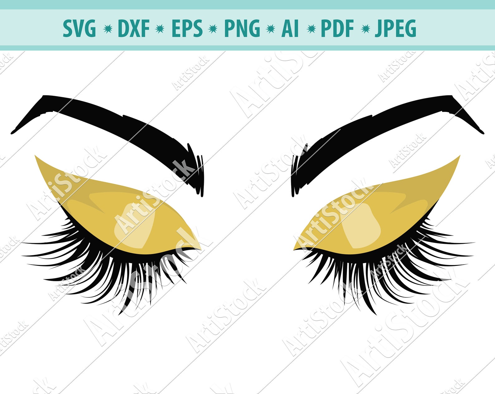 Eyelashes Svg Eyes Svg Beauty Svg Make up Svg Eye Lashes - Etsy