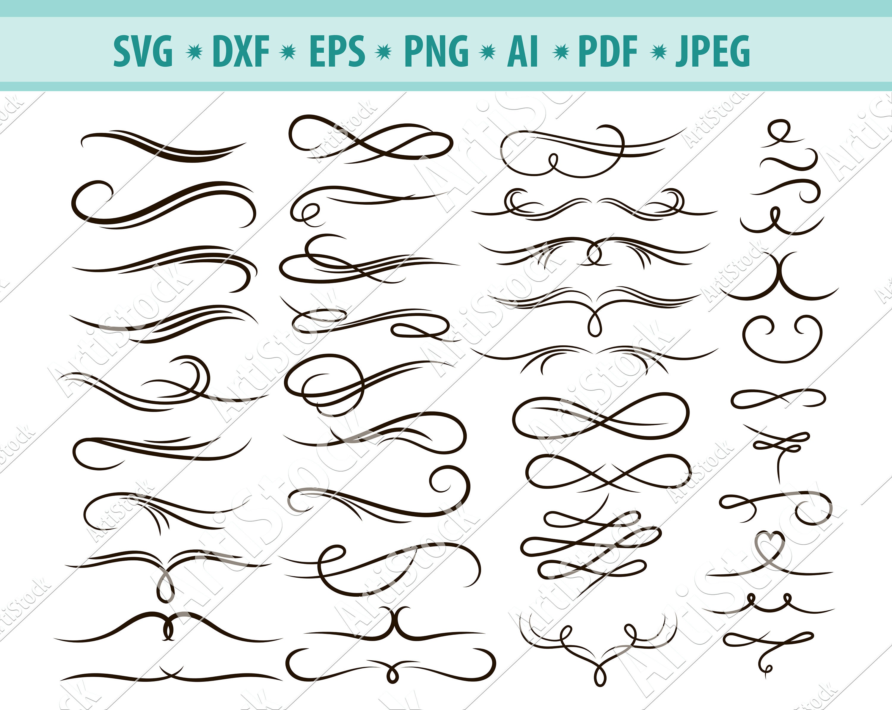 Ornamental Lines Svg Swoosh Bundle Svg Vector Corbels Svg - Etsy Singapore