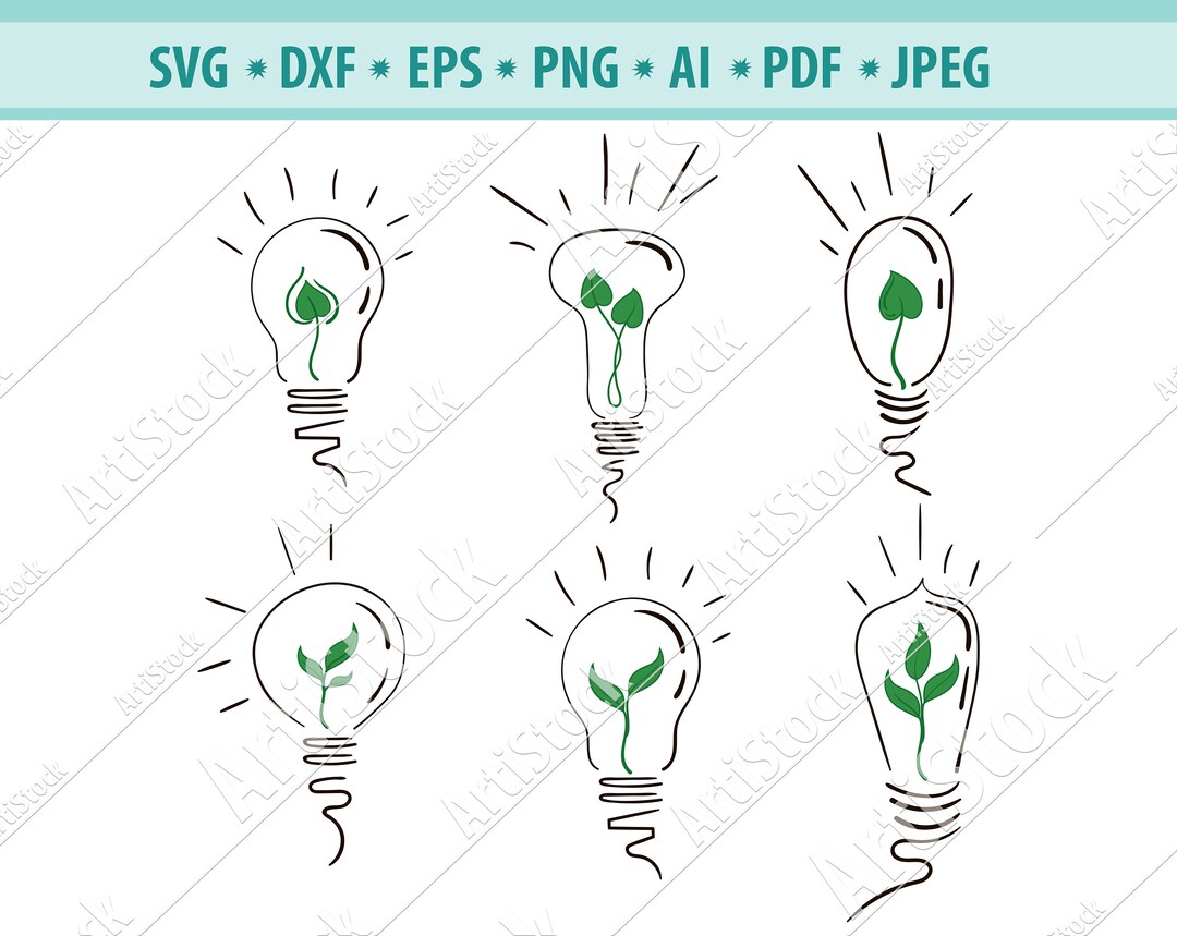 Light Bulb Svg Instant Download Design, Edison Bulb Clipart Designs ...